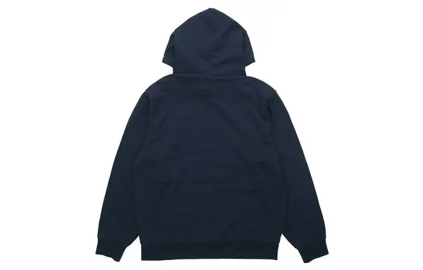 Supreme Lacoste Logo Panel Hoodie - Navy/white/red