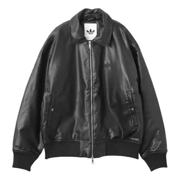 Adidas Premium Essentials Pleather Bomber Jacket