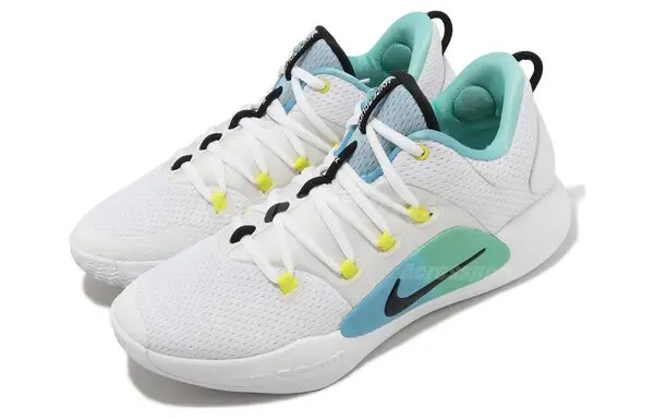 Nike Hyperdunk X Low Athletic Sneakers - White/green