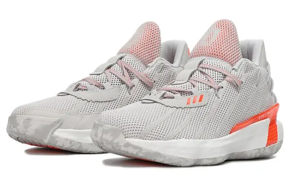 Adidas Dame Gca "standing Room Only" Sneakers - Gray/orangered
