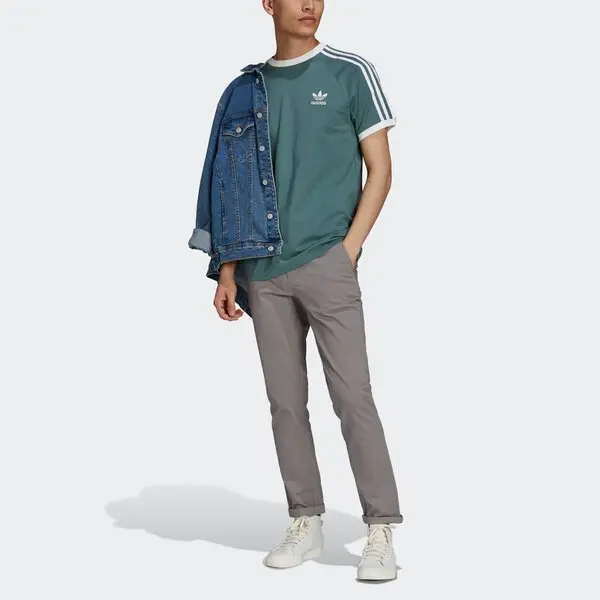 Adidas Originals 3-stripes Tee - Green