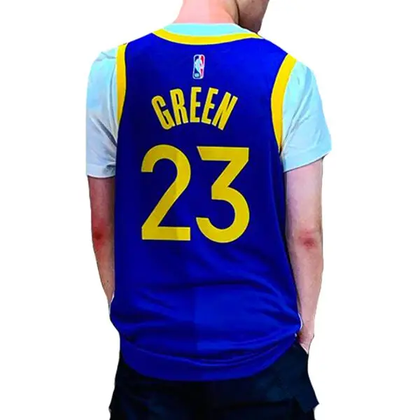 Nike Golden State Warriors Draymond Green Icon Edition Jersey - Blue
