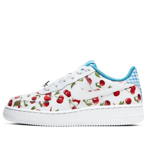 Nike Force 1 Low "cherry" Sneakers - White