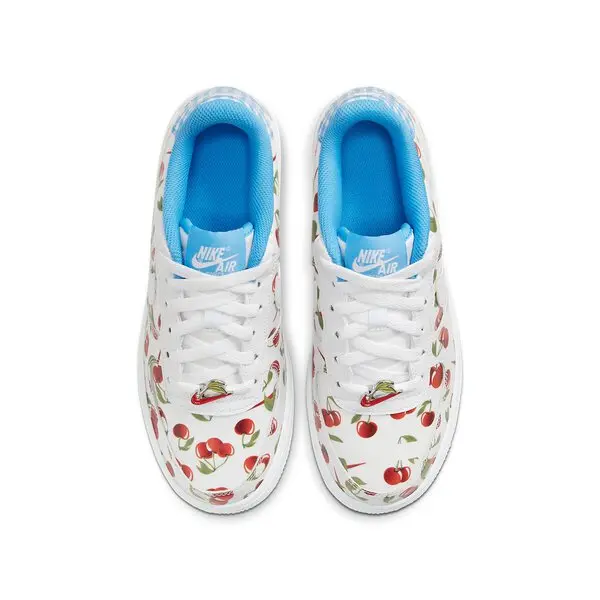 Nike Force 1 Low "cherry" Sneakers - White