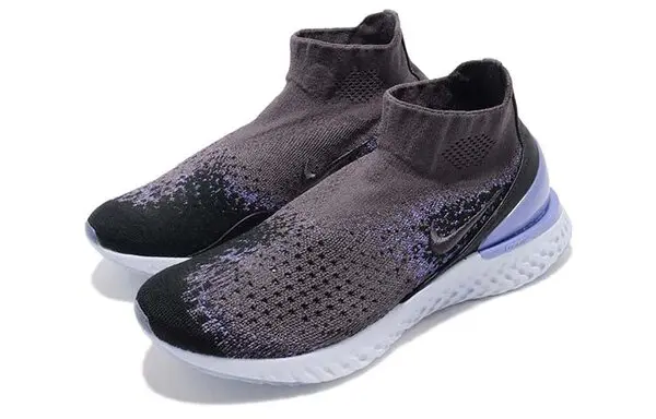 Nike Rise React Flyknit 'thunder Grey - Purple
