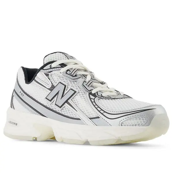 NEW BALANCE 740 'silver Metallic White' Sneakers - Silver Metallic/white