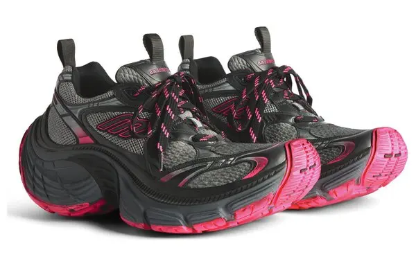 Balenciaga 10xl Sneakers - Grey/pink/black