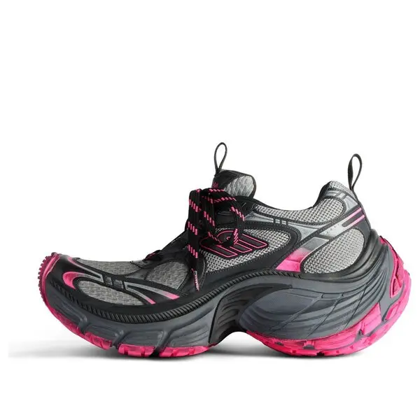Balenciaga 10xl Sneakers - Grey/pink/black