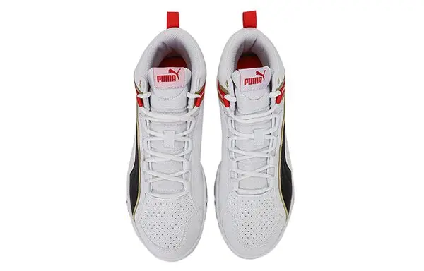 PUMA Rebound Future Evo Mid-top Sneakers - White/black/red