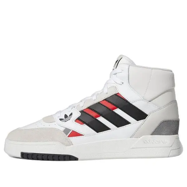 Adidas Drop Step Se High Top Sneakers - White/gray
