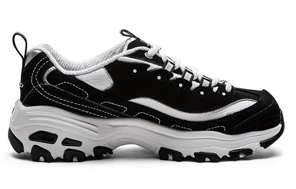 Sketchers D'lites Low-top Sneakers - Black/white