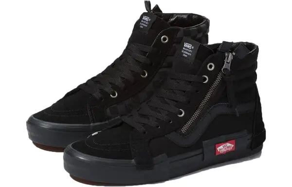 VANS Sk8-hi Cap Lx Reissue Checkerboard High-top Sneakers - Black