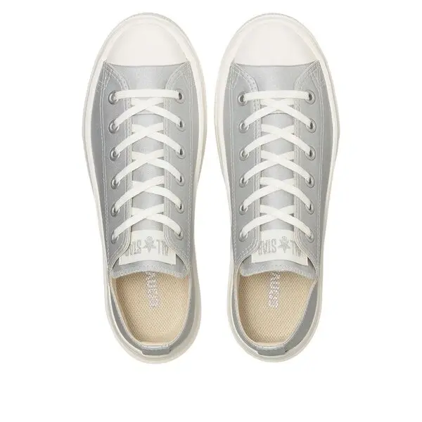 CONVERSE Chuck Taylor All Star Light Platform Sneakers - Silver/white