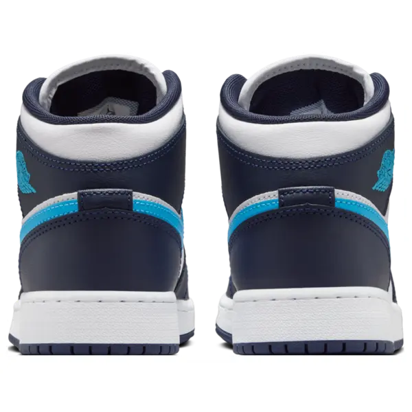 JORDAN 1 Mid "obsidian White - Obsidian/white