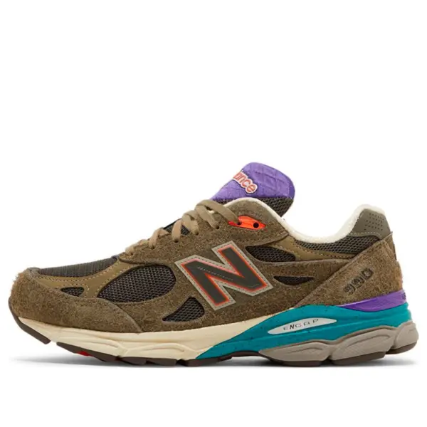 NEW BALANCE Ycmc X 990v3 Made In Usa 'trailblazers' Sneakers - Olive Green