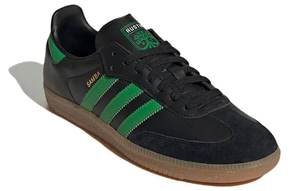 Adidas Samba Austin Fc Sneakers - Core Black/real Green/gum