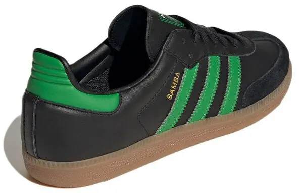 Adidas Samba Austin Fc Sneakers - Core Black/real Green/gum