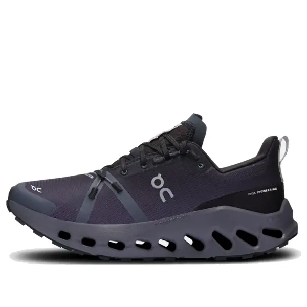 On Cloudsurfer Trail Waterproof Sneakers - Black