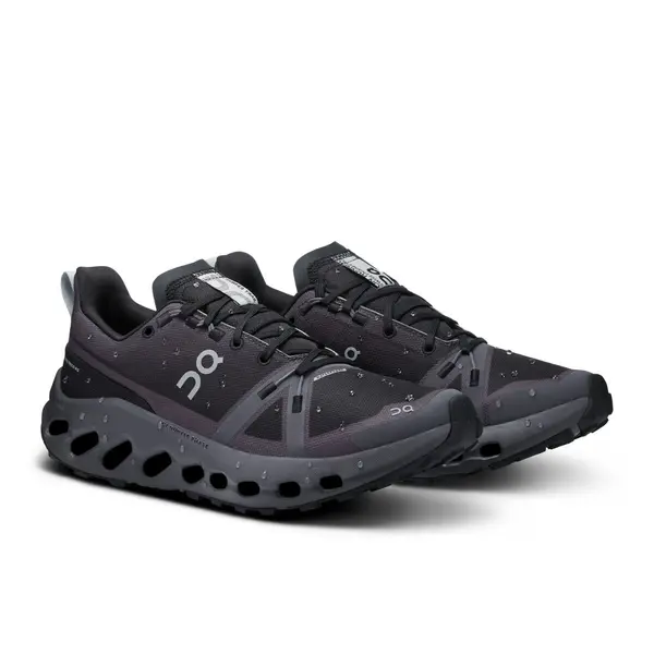 On Cloudsurfer Trail Waterproof Sneakers - Black
