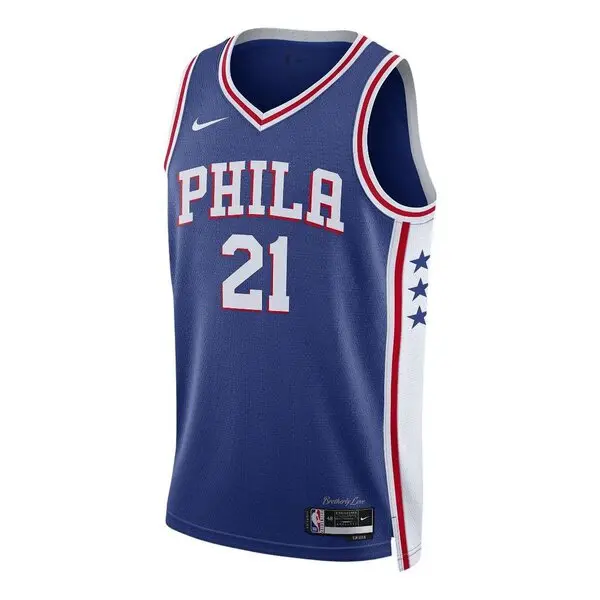 Nike Dri-fit Nba Philadelphia 76ers Joel Embiid Icon Edition 2022/23 Swingman Jersey - None