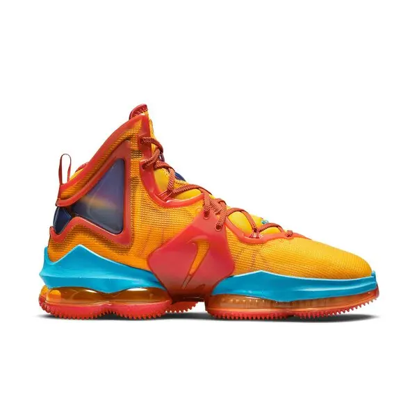 Nike Lebron 19 Ep "tune Squad" High Top Sneakers - Red/orange/yellow