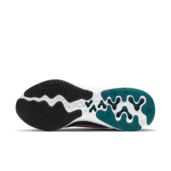 Nike Renew Run 2 Athletic Sneakers - Blue/orange/black
