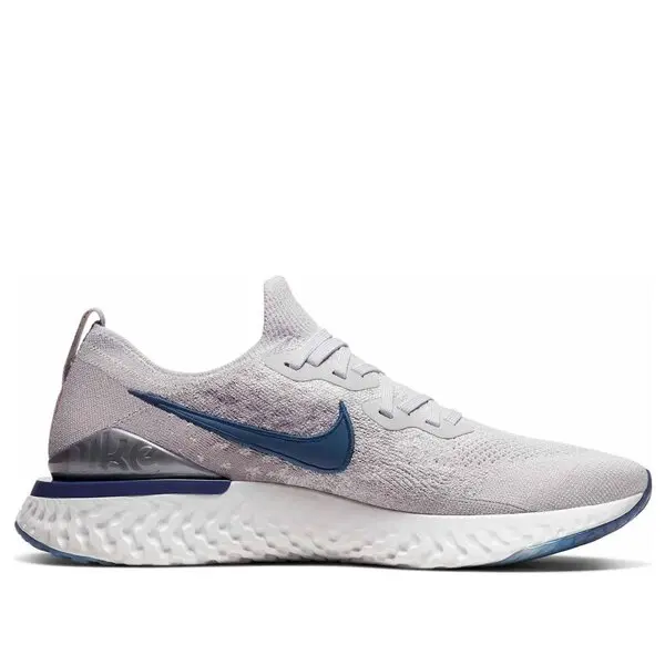 Nike Epic React Flyknit 2 Athletic Shoes - Grey/blue