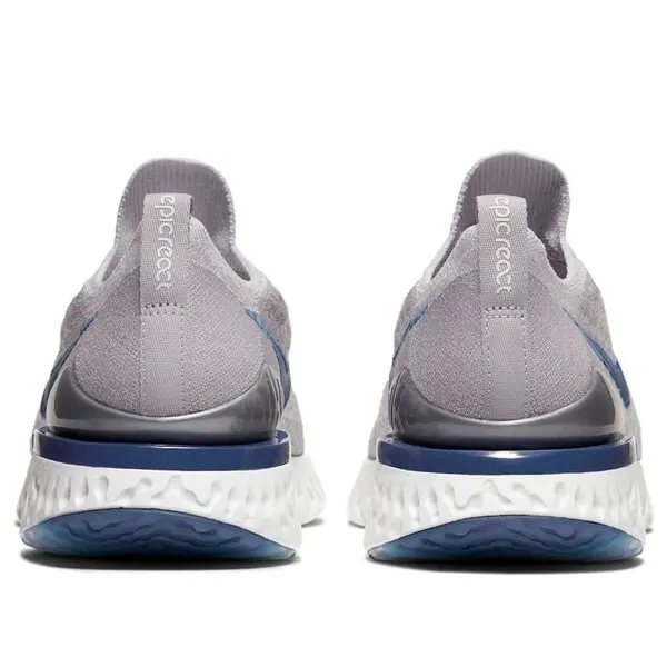 Nike Epic React Flyknit 2 Athletic Shoes - Grey/blue