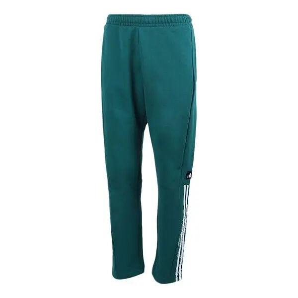 Adidas Ub Pnt Wv Deco Fleece Stay Warm Slim Fit Sports Pants - Green
