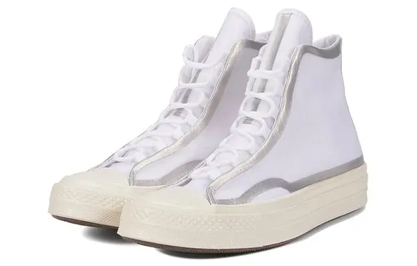 CONVERSE Chuck 70 Hi Metallic Tape Seam Sneakers - Black/brown