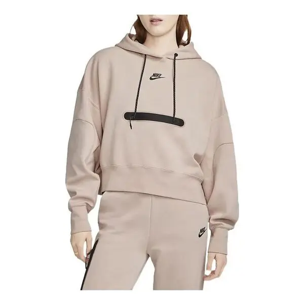 Nike Tech Fleece Pullover Hoodie - Light Brown