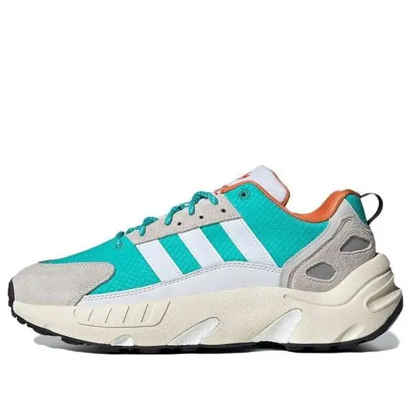 Adidas Zx 22 Low Top Sneakers - White/blue/gray