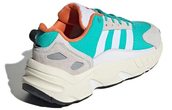 Adidas Zx 22 Low Top Sneakers - White/blue/gray