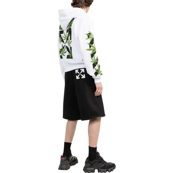 Off-White Logo Printing Solid Color Long Sleeves White