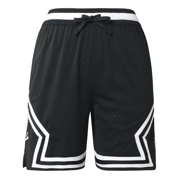 JORDAN Dri-fit Stripe Basketball Shorts - Black