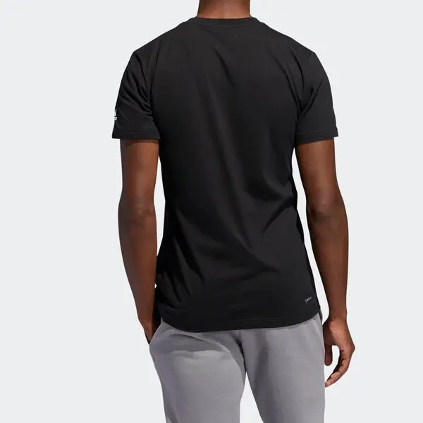 Adidas Basketball Cartoon Graphic Short Sleeve T-shirt