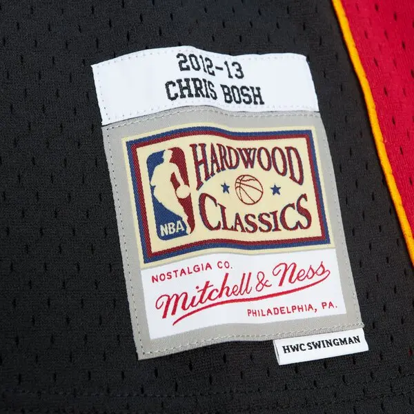 Mitchell & Ness Miami Heat Chris Bosh 2012-13 Basketball Jersey
