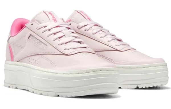 REEBOK Club C Double Geo Sneaker - Pink
