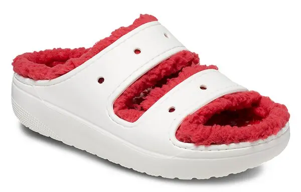 CROCS Classic Cozzzy Holiday Sweater Slides