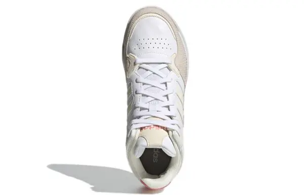 Adidas Neo 5th Quarter High Top Sneakers - White/cream/pink