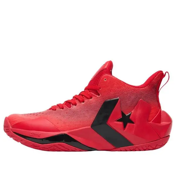 CONVERSE Cons Unaverage Mid Sneakers - Red/black