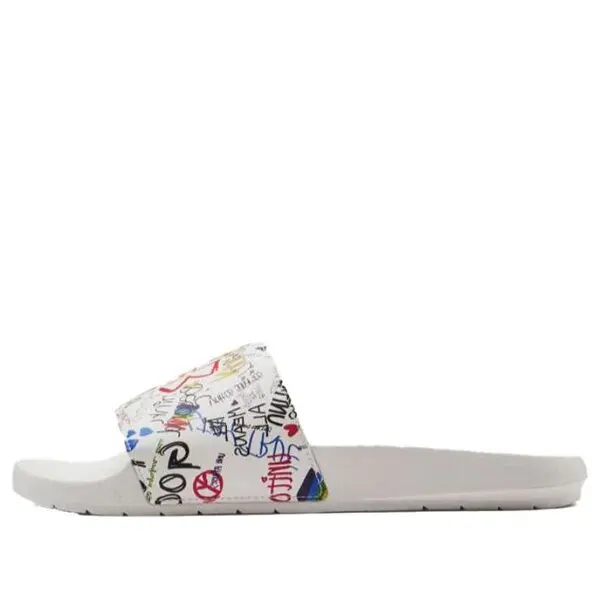 Under Armour Core Remix Slide "pride - White