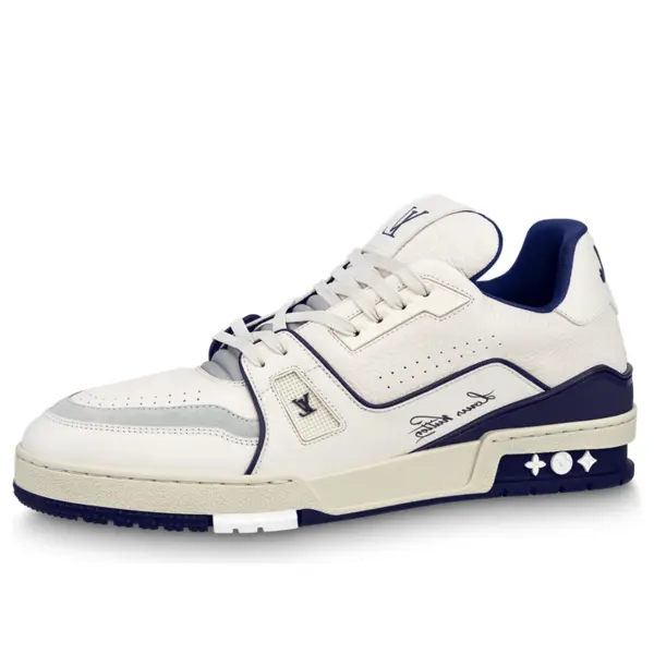 LOUIS VUITTON Trainer Sneakers - White/navy
