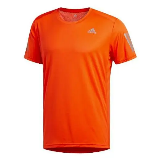 Adidas Own The Run Short Sleeve Training T-shirt - Orange
