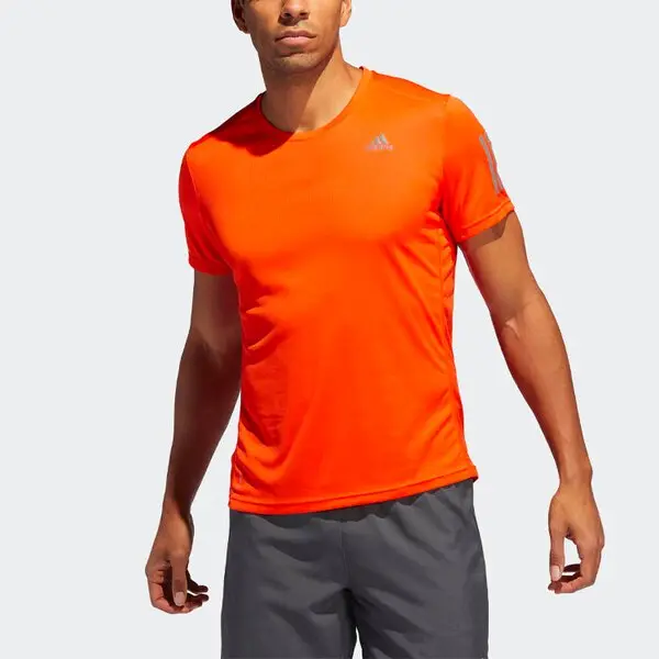 Adidas Own The Run Short Sleeve Training T-shirt - Orange