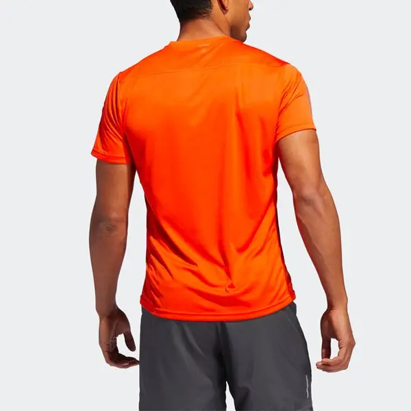 Adidas Own The Run Short Sleeve Training T-shirt - Orange