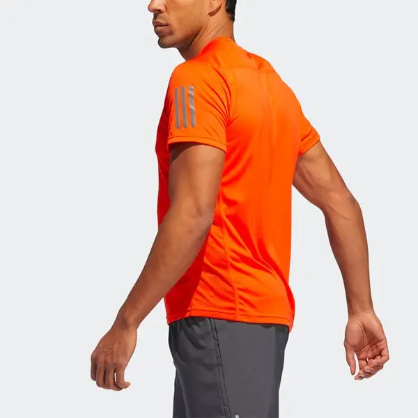 Adidas Own The Run Short Sleeve Training T-shirt - Orange