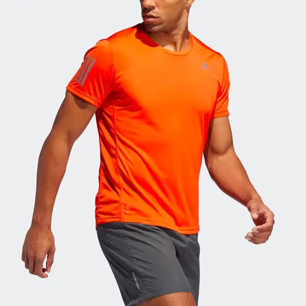 Adidas Own The Run Short Sleeve Training T-shirt - Orange