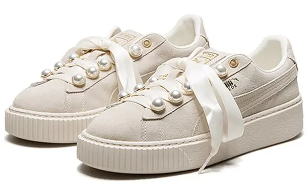 PUMA Suede Platform Embellished Sneakers