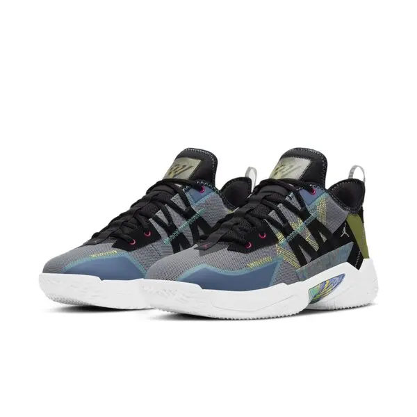 JORDAN Westbrook One Take 2 Pf Basketball Sneakers - Blue/green/grey